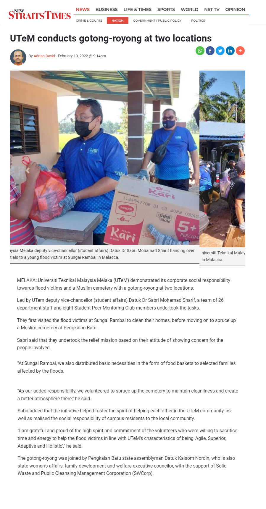 UTeM In Newspapers: 2022 » FEBRUARY » 43_opera_snapshot_2022-02-14_104025_www.nst.com.my.png